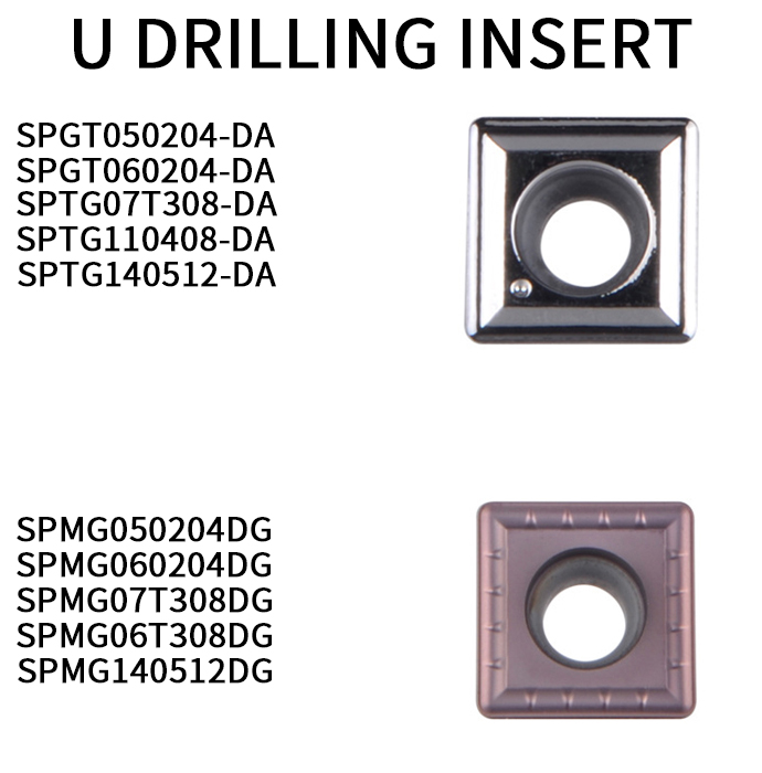 SPGT Drilling Inserts | SP U drill series - MSK